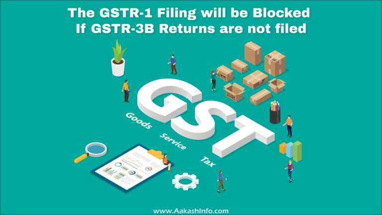 The GSTR-1 Filing will be Blocked if GSTR-3B Returns are not filed ...