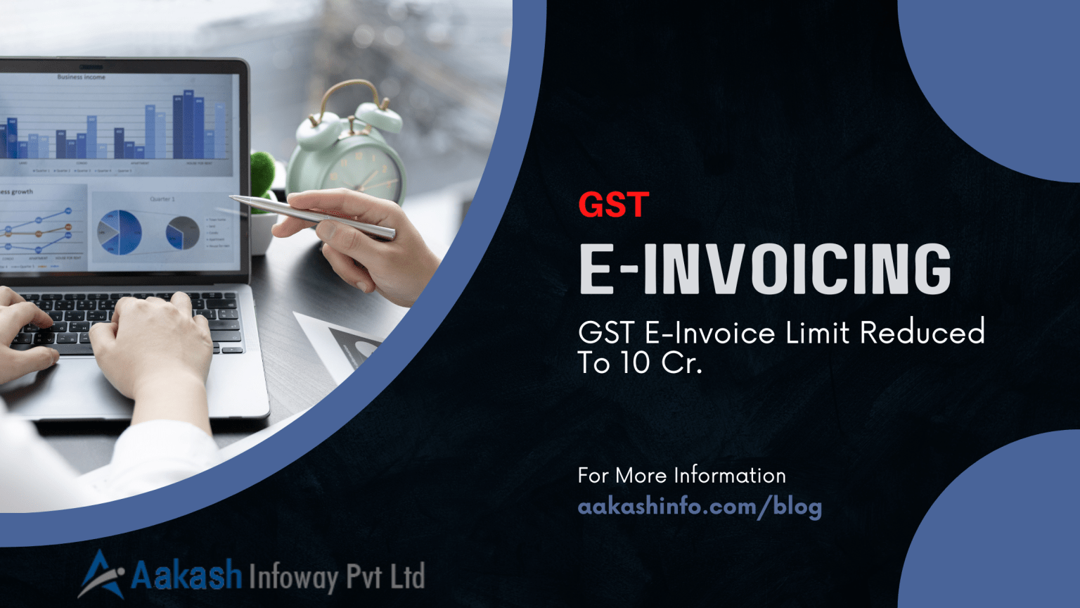 E-Invoice Limit Reduced To 10 Cr. From 20 Cr. - Aakash Infoway Pvt. Ltd.